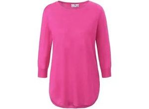 4065691020993 - Rundhals-Pullover aus Seide und Kaschmir Seide Kaschmir pink 44