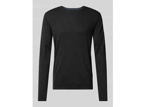 4068444850687 - Regular Fit Strickpullover aus reiner Baumwolle mit Rundhalsausschnitt