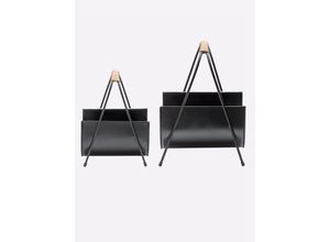 4895228807847 - Aufbewahrungskorb HEINE HOME schwarz Aufbewahrungsboxen B H T 24 + 195cm x 45 + 35cm x 305 + 25cm Metall B24+195cm H45+35cm T305+25cm