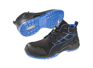 4051428057059 - PUMA Safety Krypton Blue Mid 634200-45 ESD Sicherheitsstiefel S3 Schuhgröße (EU) 45 Schwarz Blau 1 St