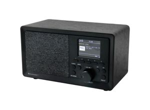 4005425012375 - DAB350SW Tischradio dab+ ukw usb Inkl Lautsprecherbox Weckfunktion Schwarz - Soundmaster