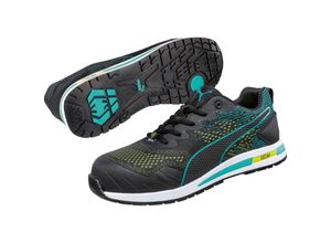 4051428101486 - PUMA Vivid GH Low 643050251000039 ESD Sicherheitshalbschuh S1P Schuhgröße (EU) 39 Schwarz Türkis Weiß 1 Paar