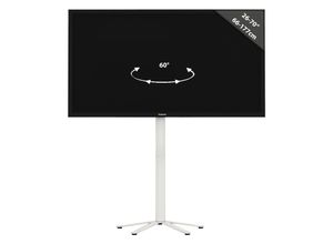 4051814400735 - TV Standfuß mit Zwischenboden Ständer Rack Fernseh Maße ca H 100 x B 61 x T 61 cm - Xila