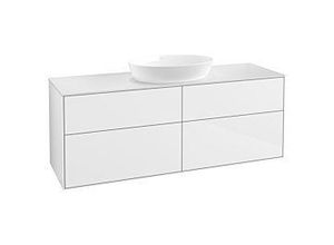 4062373253595 - Villeroy und Boch Finion Waschtischunterschrank FA9100GF 160x603cm Abdeckplatte white matt Glossy white lacquer