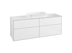 4051202643645 - Villeroy und Boch Finion Waschtischunterschrank G32100GF 160x603cm Emotion Abdeckplatte white matt Glossy white lacquer