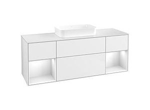 4051202812140 - Villeroy und Boch Finion Waschtischunterschrank F741GFGF 160x603x501cm Regale Glossy white lacquer Glossy white lacquer