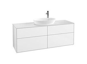 4062373207390 - Villeroy und Boch Finion Waschtischunterschrank F97100GF 160x603cm Abdeckplatte white matt Glossy white lacquer 4062373207390 - Villeroy und Boch Finion Waschtischunterschrank F97100GF 160x603cm Abdeckplatte white matt Glossy white lacquer