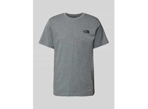 0196575400304 - T-Shirt mit Label-Print Modell SIMPLE DOME