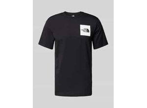 0197065068998 - T-Shirt mit Label-Print