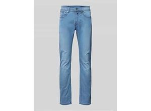 4067334879555 - Tapered Fit Jeans im 5-Pocket-Design Modell Lyon