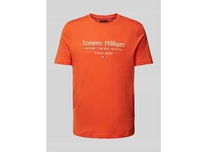 8721106374339 - T-Shirt mit Label-Print