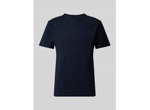 5715505435145 - T-Shirt mit geripptem Rundhalsausschnitt Modell SANDER