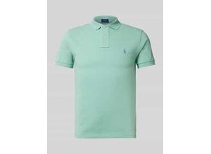 3616853702779 - Poloshirt mit Label-Stitching