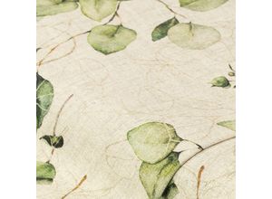 4058896370963 - Baumwoll-Canvas Eukalyptus in Leinenoptik natur-color
