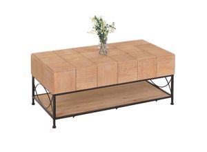 4057651830735 - Couchtisch MCW-N30 Wohnzimmertisch Tisch Sofatisch Beistelltisch Ablage Massiv-Holz MDF 51x120x61cm
