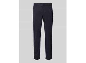 4068444794745 - Tapered Fit Bundfaltenhose mit Strukturmuster