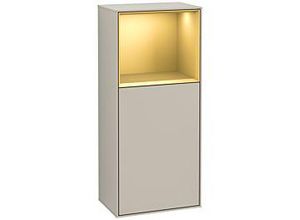 4062373580134 - Villeroy und Boch Finion Seitenschrank G520HFHH 418cm links Ladestation Emotion Regal Gold Matt Lacquer Sand Matt Lacquer