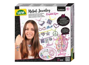 4006942848508 - Metal Jewelry Crystal Gem inkl Schmuckbaum Bastelset Metallketten & Armbänder Kinder