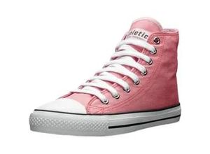 4057651655208 - Sneaker ETHLETIC White Cap Hi Cut Gr 42 rosa (strawberry pink p just weiß) Obermaterial 100% Baumwolle  Futter 100% Baumwolle  Decksohle 100% Baumwolle  Sohle 100% Naturkautschuk Schuhe Canvassneaker Sneaker high Sneakerboots Fairtrade Produkt