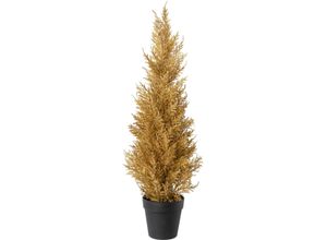 4064118113850 - Künstlicher Weihnachtsbaum CREATIV GREEN Weihnachtsbäume Gr Höhe 73 cm goldfarben Kunstweihnachtsbäume Künstliche Weihnachtsbäume mit goldener Farbgebung