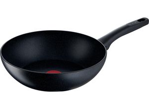 3168430322875 - Wok TEFAL G28119 Black Stone Pfannen Gr Ø 28 cm + Höhe 8 cm schwarz Woks Aluminium Mineralia Antihaft Thermo-Signal alle HerdartenInduktion