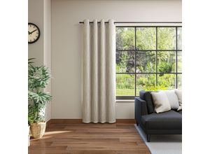 4006470495311 - Vorhang NEUTEX FOR YOU David Eco Gr 1 beige (leinen) B144cm H245cm Baumwolle Polyester Gardinen Nachhaltig