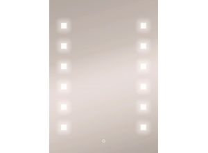 4002177568723 - LED-Lichtspiegel JOKEY Capella I Spiegel Gr B H T 50 cm x 70 cm x 55 cm silberfarben Kosmetikspiegel