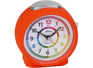 4026934199913 - Quarzwecker ATLANTA 1999 12 orange Wecker Kinder ideal auch als Geschenk