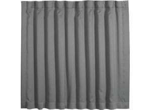 4003018364214 - Verdunkelungsvorhang Reisevorhang Travel grau B200cm H130cm Obermaterial 100% Polyester Gardinen mit Saugnäpfe