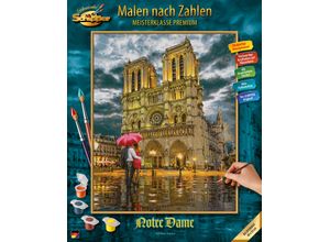 4000887918173 - Malen nach Zahlen SCHIPPER Meisterklasse Premium - Notre Dame Malvorlagen bunt Kinder Basteln Malen Kosmetik Schmuck Made in Germany