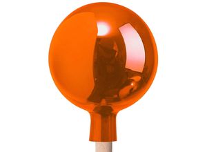 9003117078055 - Gartenfigur WINDHAGER orange Ø16cm Glas Gartenfiguren Rosenkugel aus Glas Ø 16cm