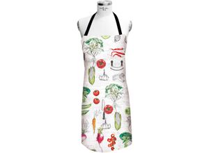 4003440245563 - Kochschürze APELT 3977 SUMMERTIME Sommerdeko Sommer Schürzen bunt (weiß bunt) Kochschürze Topflappen Topfhandschuhe Küchenschürzen Digitaldruck