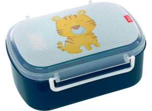 4001190251742 - Lunchbox SIGIKID Tiger blau Kinder Gr B H L 17cm x 7cm x 11cm blau Polyprophylen (PP) Lebensmittelaufbewahrungsbehälter