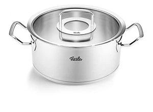 4009209398129 - Bratentopf FISSLER Original-Profi Collection Töpfe Gr 26 l + Ø 20 cm + Höhe 14 cm silberfarben Bratentöpfe Made in Germany