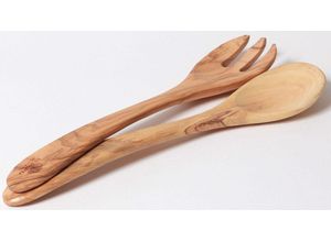 3700598600176 - Salatbesteck BERARD FRANCE 1892 Provencal braun (holzfarben) Olivenholz Kochbesteck-Sets Olivenholz 30 cm