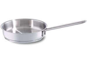 4009209238517 - Bratpfanne FISSLER häppchen silber (silberfarben) Ø16cm Pfannen Induktions-geeignet unbeschichtet