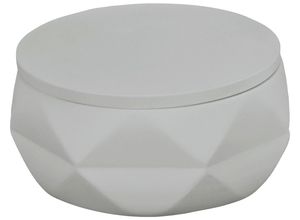 4004478343740 - Aufbewahrungsdose KLEINE WOLKE Crackle Jar grau (platin) Polyresin (Kunststein) Aufbewahrungsboxen