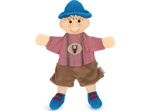 4055579319769 - Handpuppe STERNTALER Seppel bunt Puppen Kinder Baumwolle Polyester