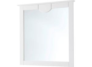 4067474943109 - Spiegel HOME AFFAIRE Klera weiß B81cm H81cm T5cm Glas Spiegel Breite 81 cm aus massiver Kiefer FSC-zertifiziert