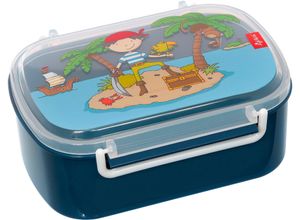 4001190250042 - Lunchbox SIGIKID Sammy Samoa blau Kinder Gr B H L 17cm x 7cm x 11cm blau Polyprophylen (PP) Lebensmittelaufbewahrungsbehälter