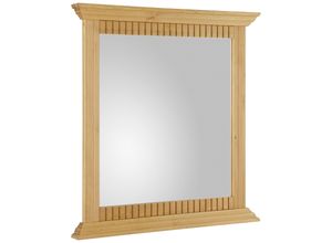 4067474916790 - Spiegel HOME AFFAIRE Rustic beige (natur) B78cm H80cm T5cm Glas Spiegel aus massiver Kiefer Breite 78 cm mit dekorativen Fräsungen