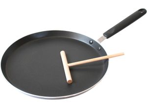 4006925627977 - Crêpepfanne ELO Ducto Pfannen Gr Ø 26 cm + Höhe 2 cm schwarz Crêpepfanne Ø 26 cm mit Teigroller Induktion