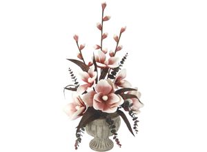 4019844677909 - Kunstpflanze IGEA Soft-Magnolie Kunstpflanzen Gr B H 39 cm x 65 cm 1 St rosa Kunstpflanze Künstliche Zimmerpflanzen Kunstpflanzen