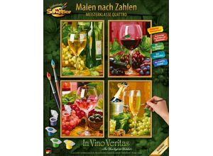 4000887936108 - Malen nach Zahlen SCHIPPER Meisterklasse Quattro - In Vino Veritas Malvorlagen bunt Kinder Basteln Malen Kosmetik Schmuck Made in Germany