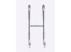 4008838327333 - Doppelhaken HEINE HOME grau (chromfarben) B45cm H12cm Metall Haken