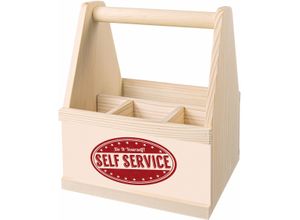 4028126247020 - Besteckträger CONTENTO Self Service beige (natur rot) B145cm L195cm Holz Besteckkörbe