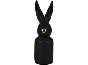 4056422270077 - Osterhase AM DESIGN Osterfigur Hase mit goldfarbener Nase gold (schwarz goldfarben) B75cm H245cm T8cm Porzellan Dekofiguren Dekofigur aus Porzellan Ostern Höhe ca 245 cm