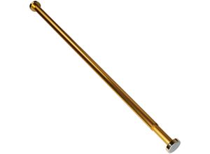 4251599516625 - Klemmstange SANILO Gardinenstangen Gr L 120 cm - 220 cm Ø 28 mm goldfarben Gardinenstangen ohne Bohren ausziehbar für Duschvorhänge Duschvorhangstange der Länge 120-220cm