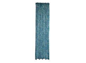 4043343670703 - Vorhang Garret Gardinen Gr 245 cm verdeckte Schlaufen 140 cm blau (petrol) Verdeckte Schlaufen Fertigschal Garret