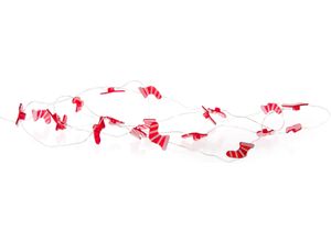 4250965958205 - LED-Lichterkette MYFLAIR MÖBEL & ACCESSOIRES Weihnachtsdeko rot Lichterketten Gr x Gesamtlänge 235 m rot Lichterketten und Lichtschlauch mit 20 LEDs kleinen Weihnachtsstiefeln Länge ca 235 cm